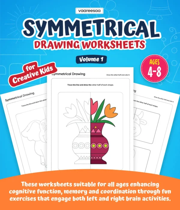 Symmetrical Drawing Worksheets | Symmetry Activities for Kids